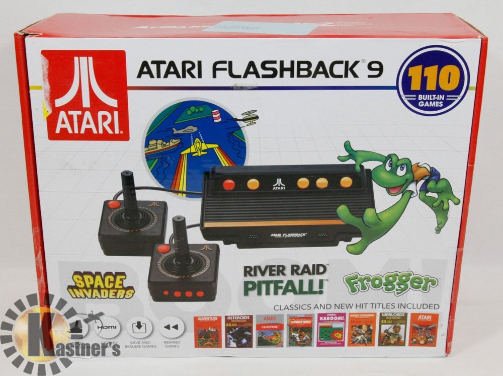 ATARI FLASHBACK 9 VIDEO GAMING SYSTEM 110 GAMES