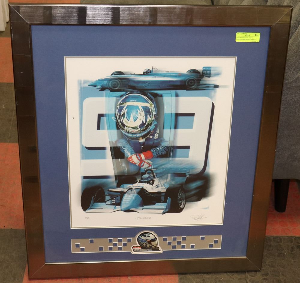 GREG MOORE INDY DRIVER COMMEMORATIVE POSTER #5/25