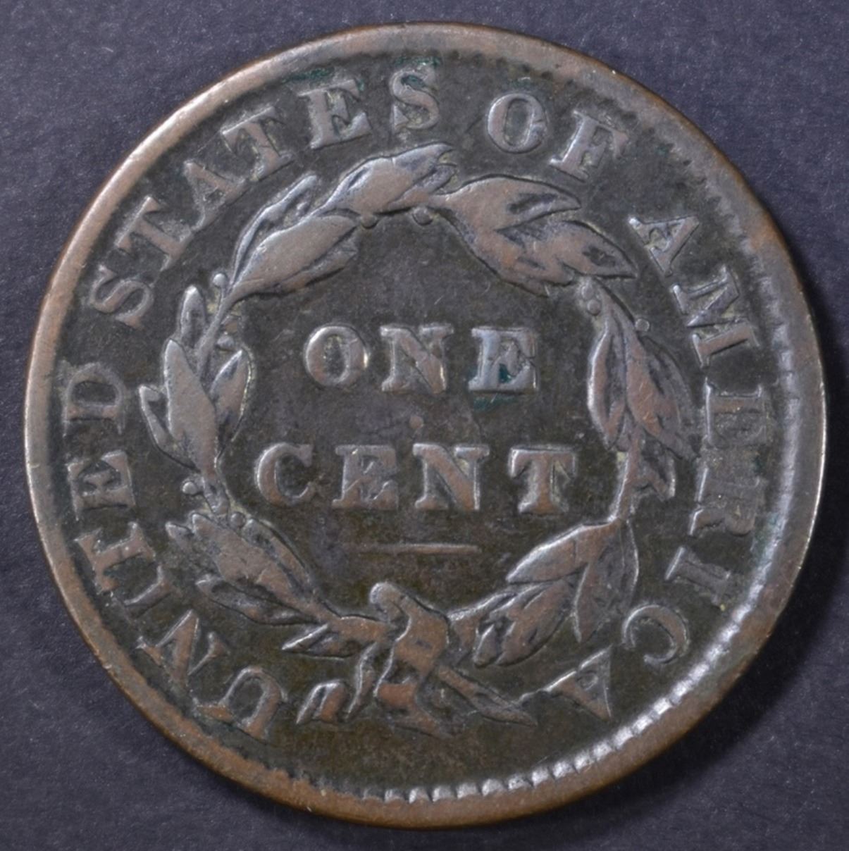 1833 LARGE CENT FINE