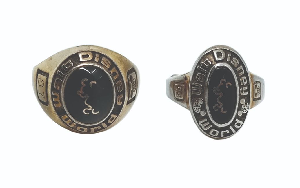 Pair of Walt Disney World Cast Member Rings.