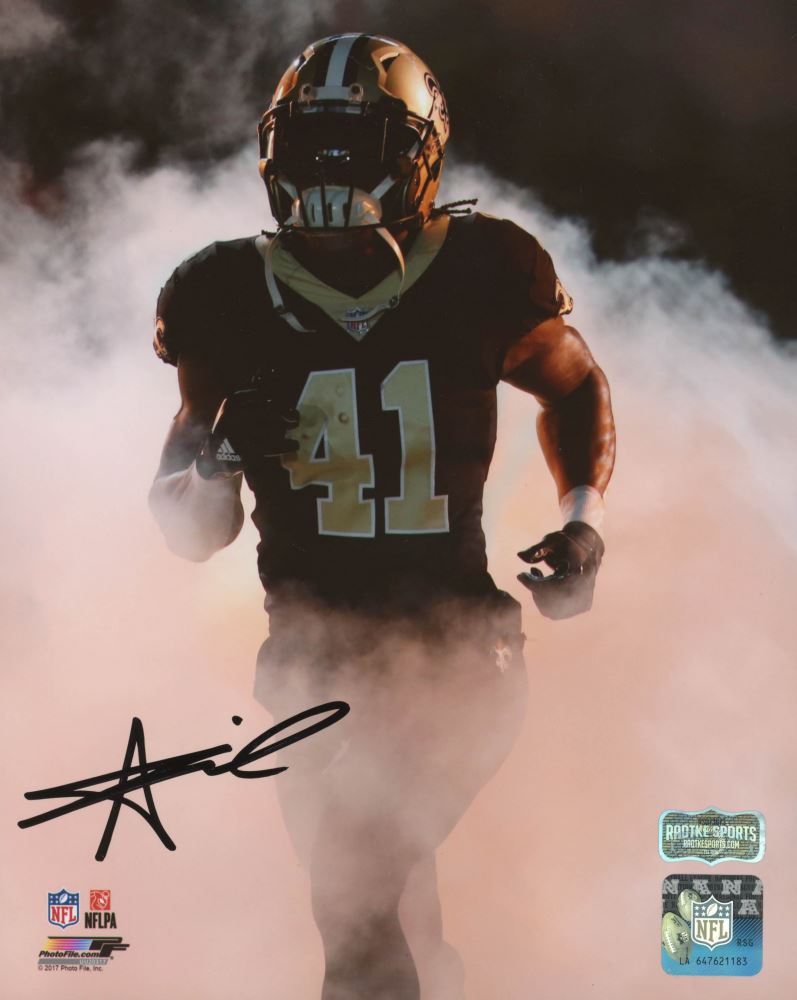 Alvin Kamara Signed New Orleans Saints 8x10 Photo (Radtke Hologram)