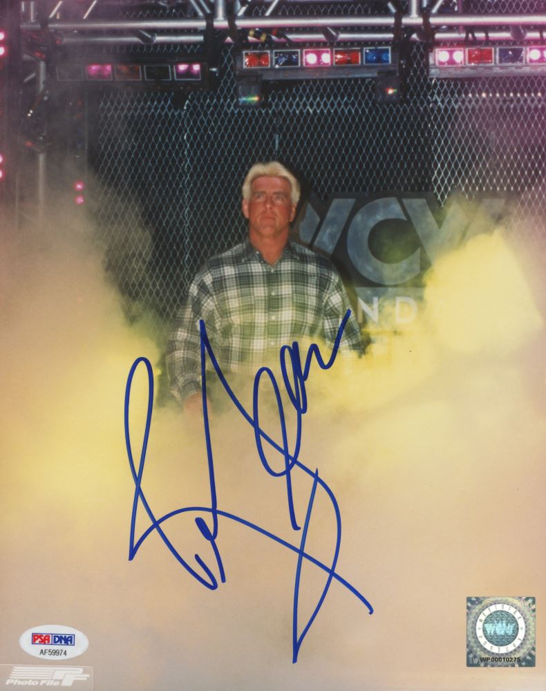Rick Flair Signed WWE 8x10 Photo (PSA COA)