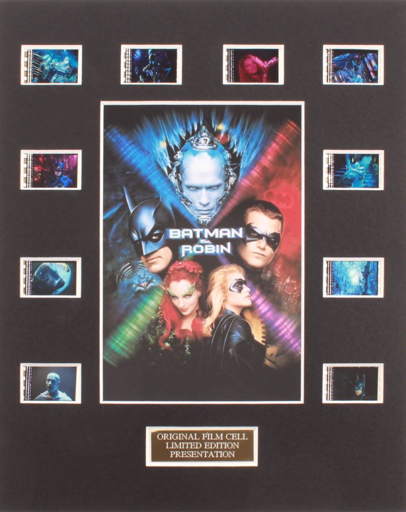 "Batman Robin" LE 8x10 Custom Matted Original Film / Movie Cell Display