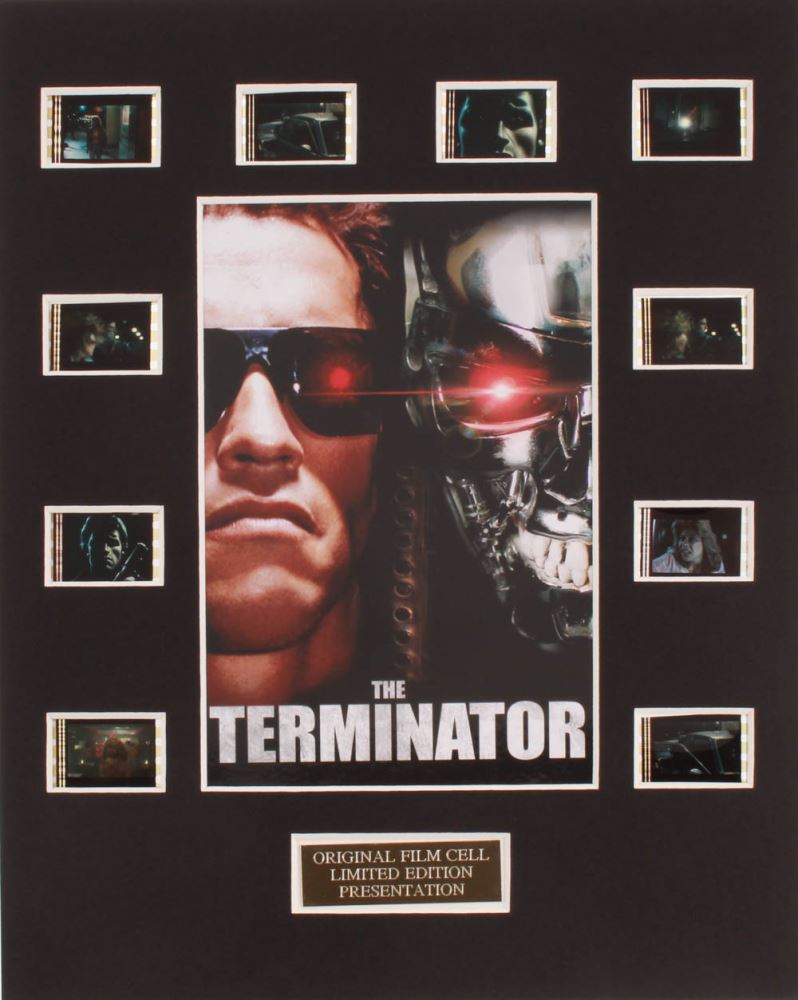 "The Terminator" LE 8x10 Custom Matted Original Film / Movie Cell Display
