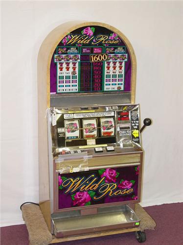 WILD ROSE 2-COIN DOLLAR SLOT MACHINE BY