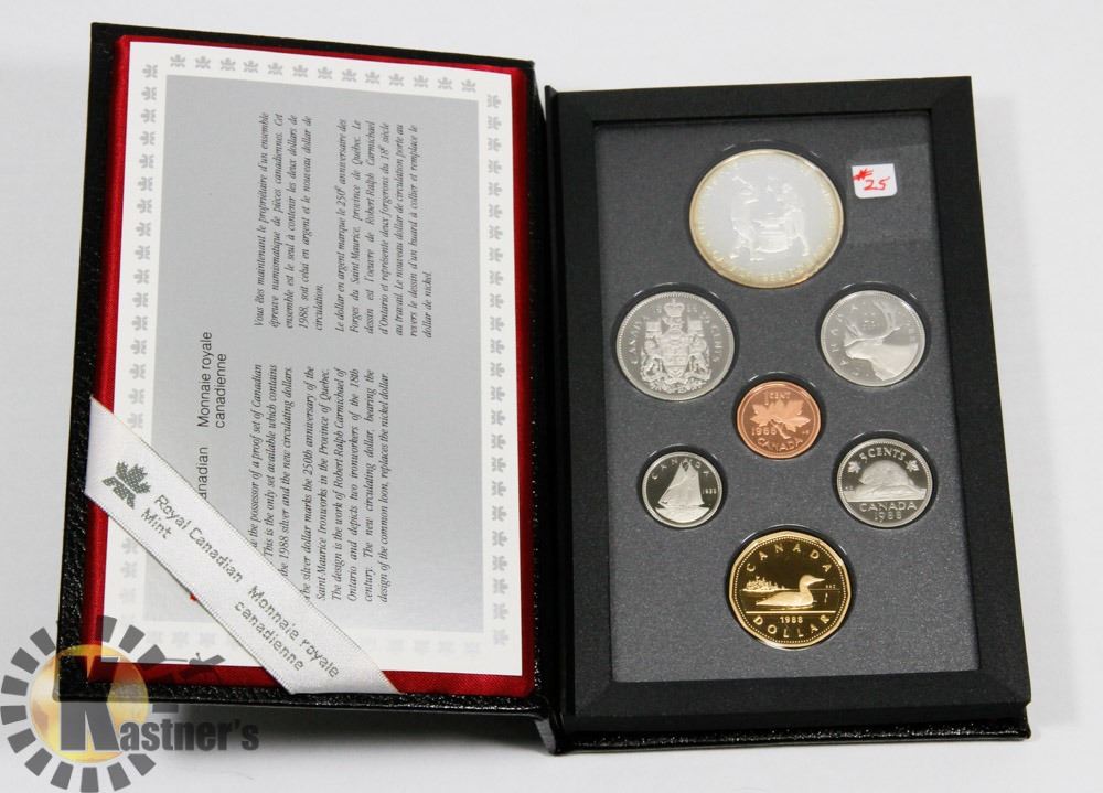 1988 CANADA PROOF COIN SET