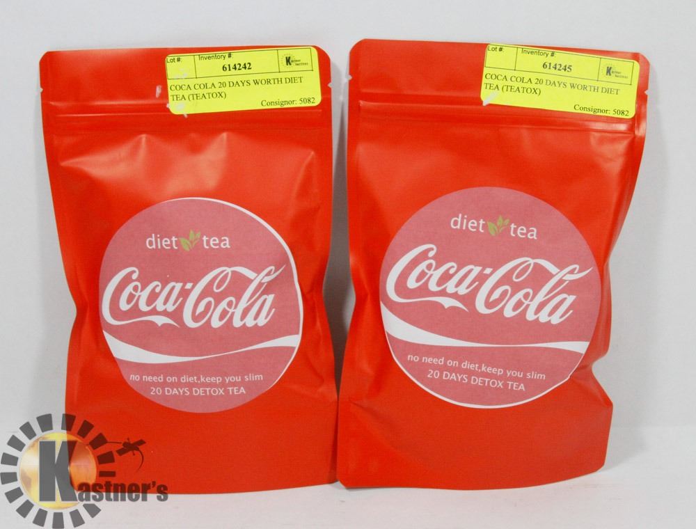 TWO BAGS OF COCA COLA DIET WEIGHT LOSS TEA