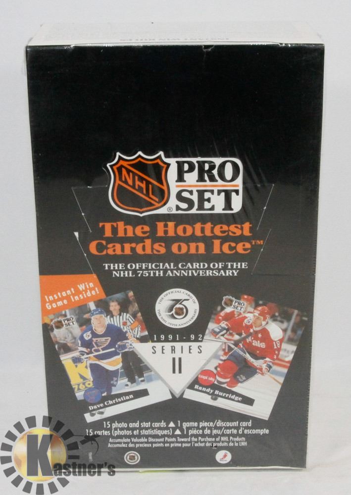 1991/92 PROSET HOCKEY CARDS SERIES 1 SEALED BOX.