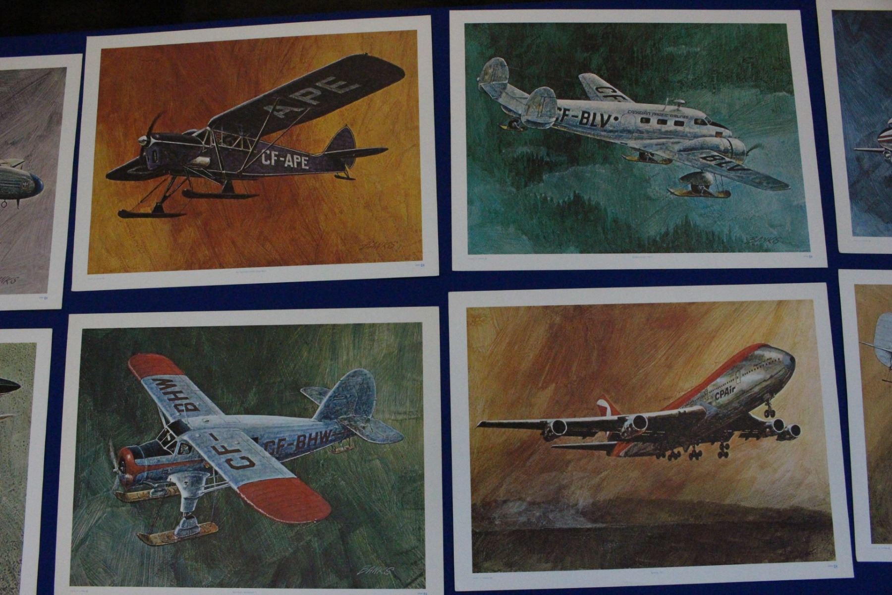 CP Air - 'Through the Years' Painting by West Coast Artist - Robert ...