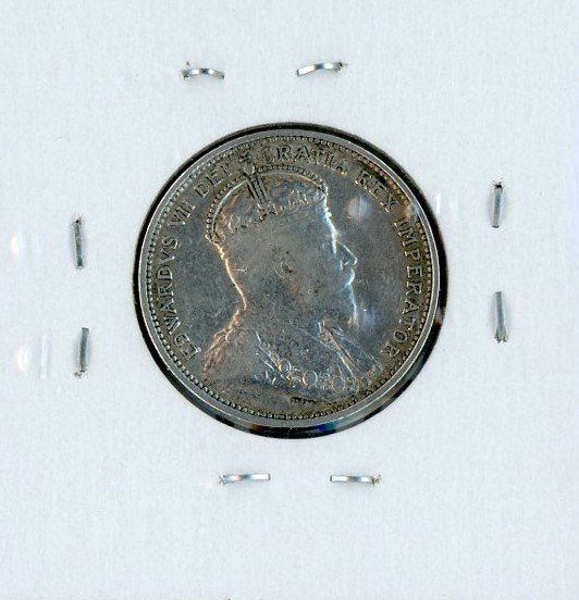 TWENTY FIVE CENT COIN (CANADA) *1902H* (.925 SILVER) - Schmalz Auctions