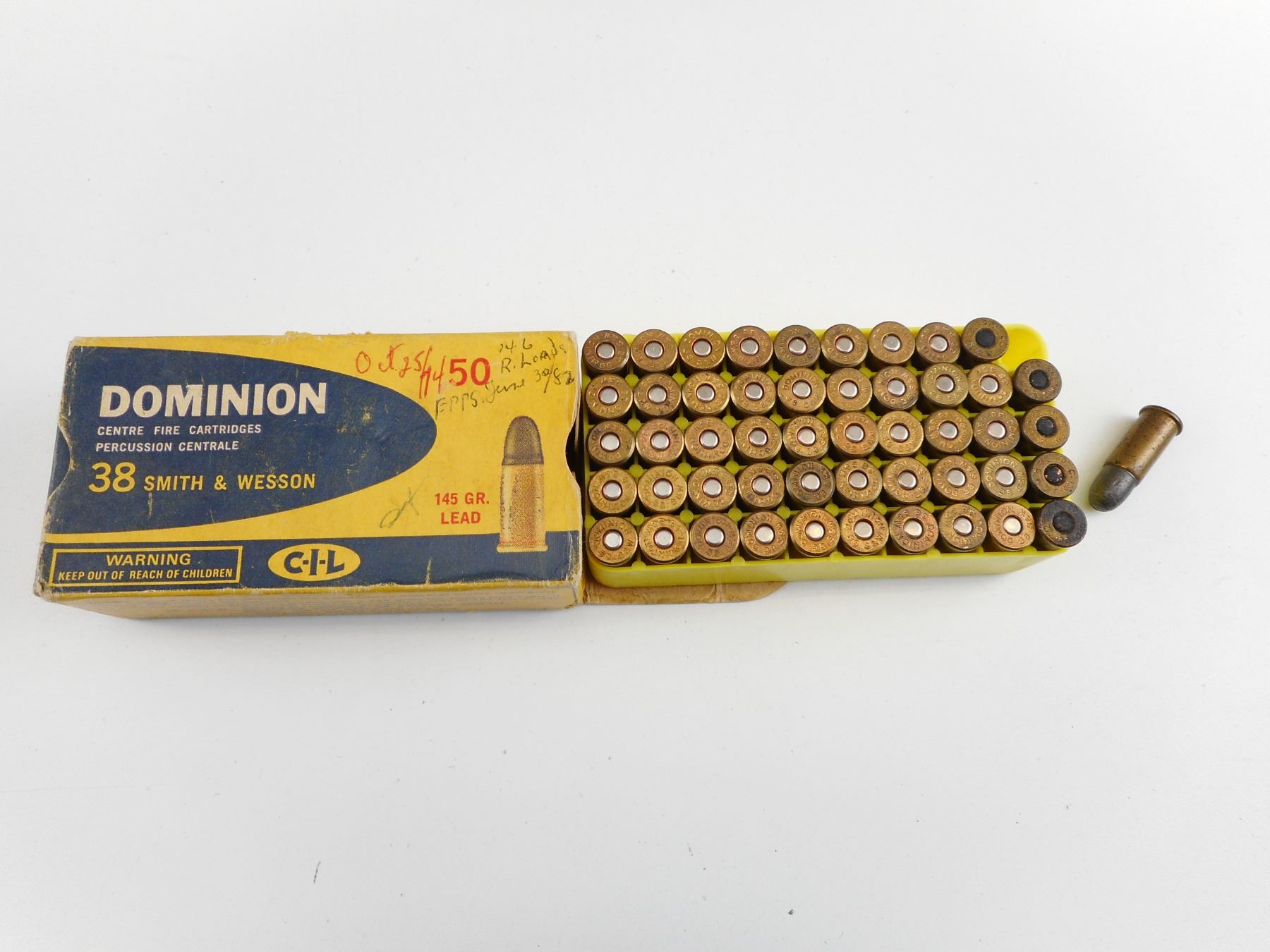38 S W RELOADED AMMO 38-s-w-reloaded-ammo