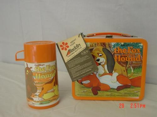 Fox and the Hound lunch box with thermos