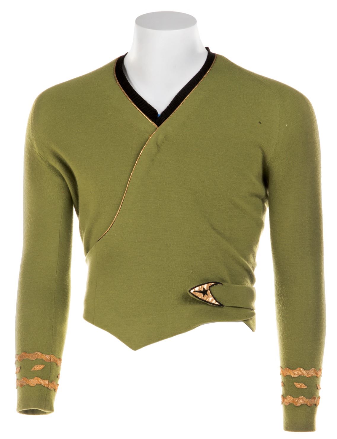 William Shatner 'Captain James T. Kirk' wraparound tunic from Star Trek ...