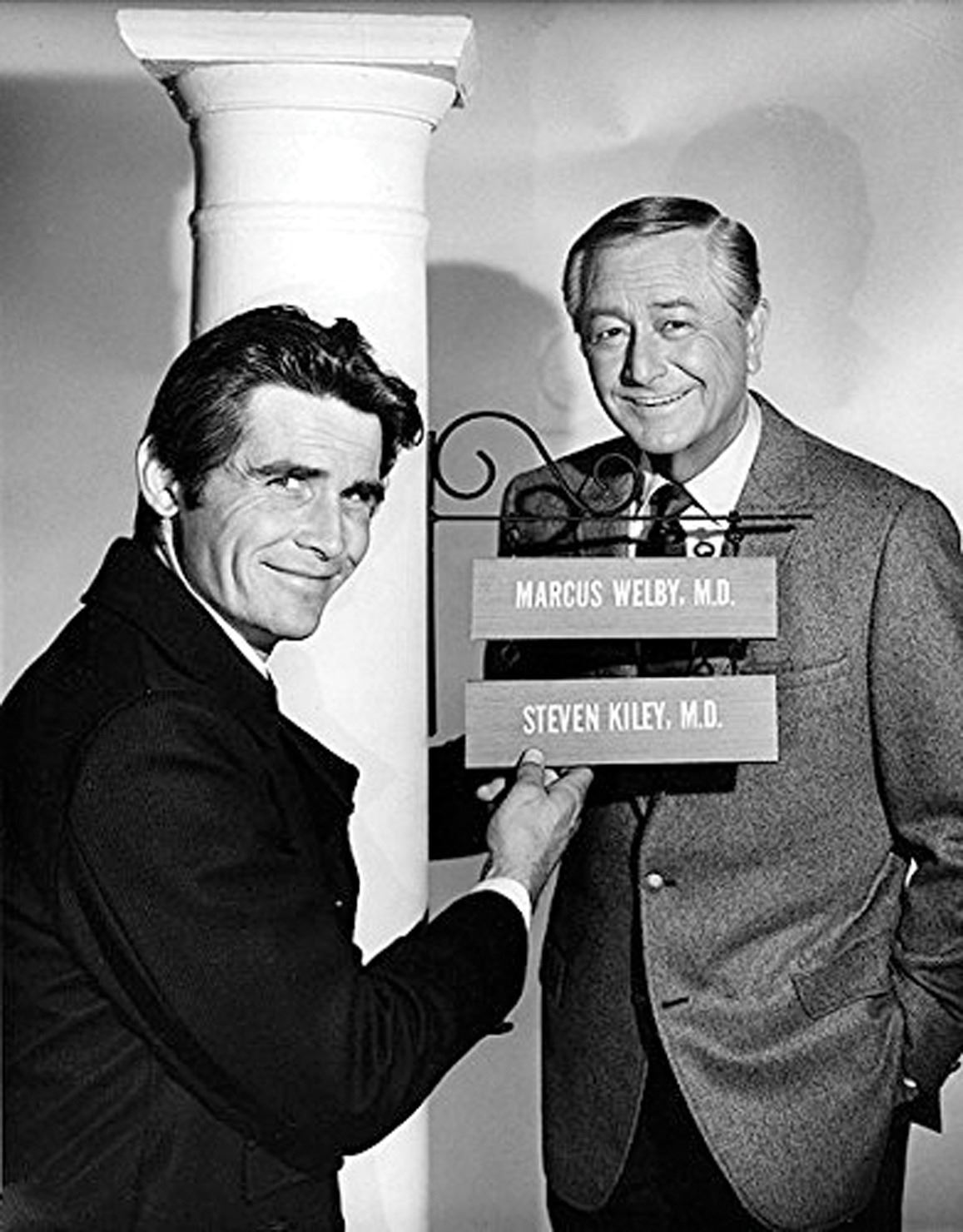 Robert Young 'Marcus Welby' office sign from Marcus Welby, MD.