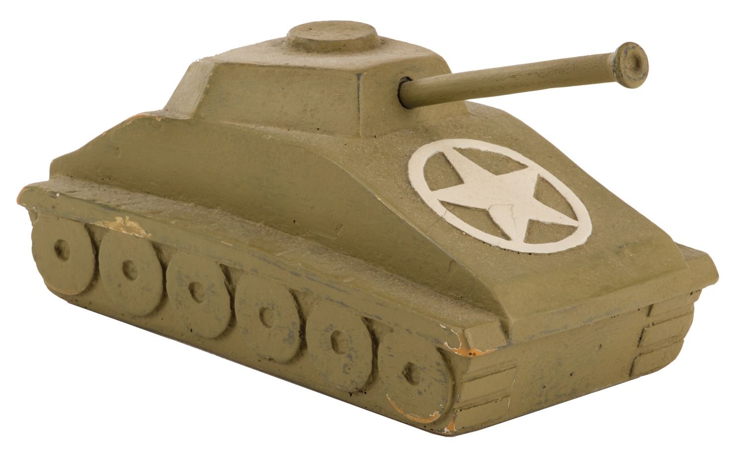 Flying saucer and tank (2) map marker miniatures from Mars Attacks!