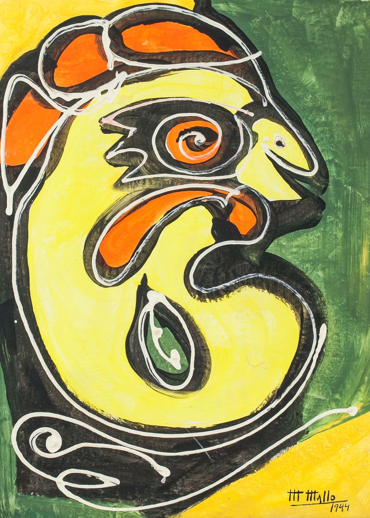 Maruja Mallo Spanish Modernist Oil on Canvas 1944