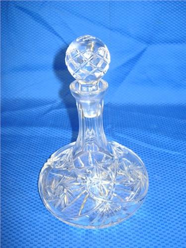 Pinwheel Crystal Decanter