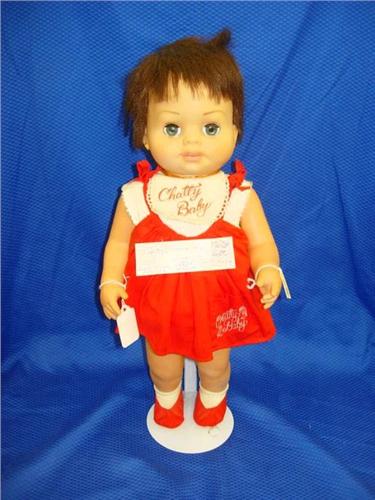 Chatty Baby 1961 by Mattel, dark hair 1961 by Mat