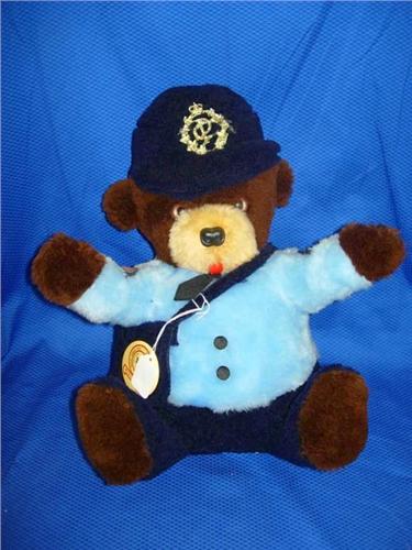Canada Post Teddy Bear with Post Office badges et