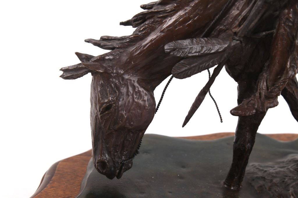 River Mystery Bronze Sculpture By James Roybal