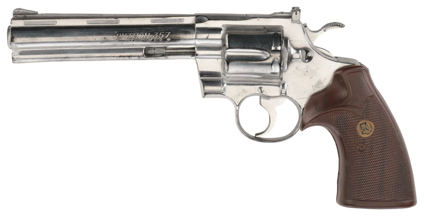 Andrew Lincoln 'Rick Grimes' stunt Colt Python .357 Magnum from The ...