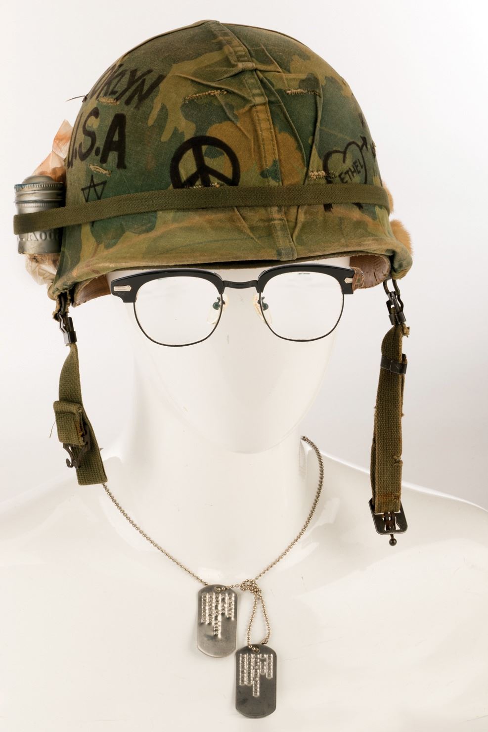 Jay Baruchel 'Kevin Sandusky' helmet, glasses and dog tags from Tropic ...