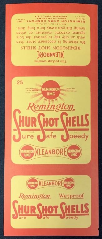 Back to the Future Part III (1990) - Remington Shotgun Shells Label