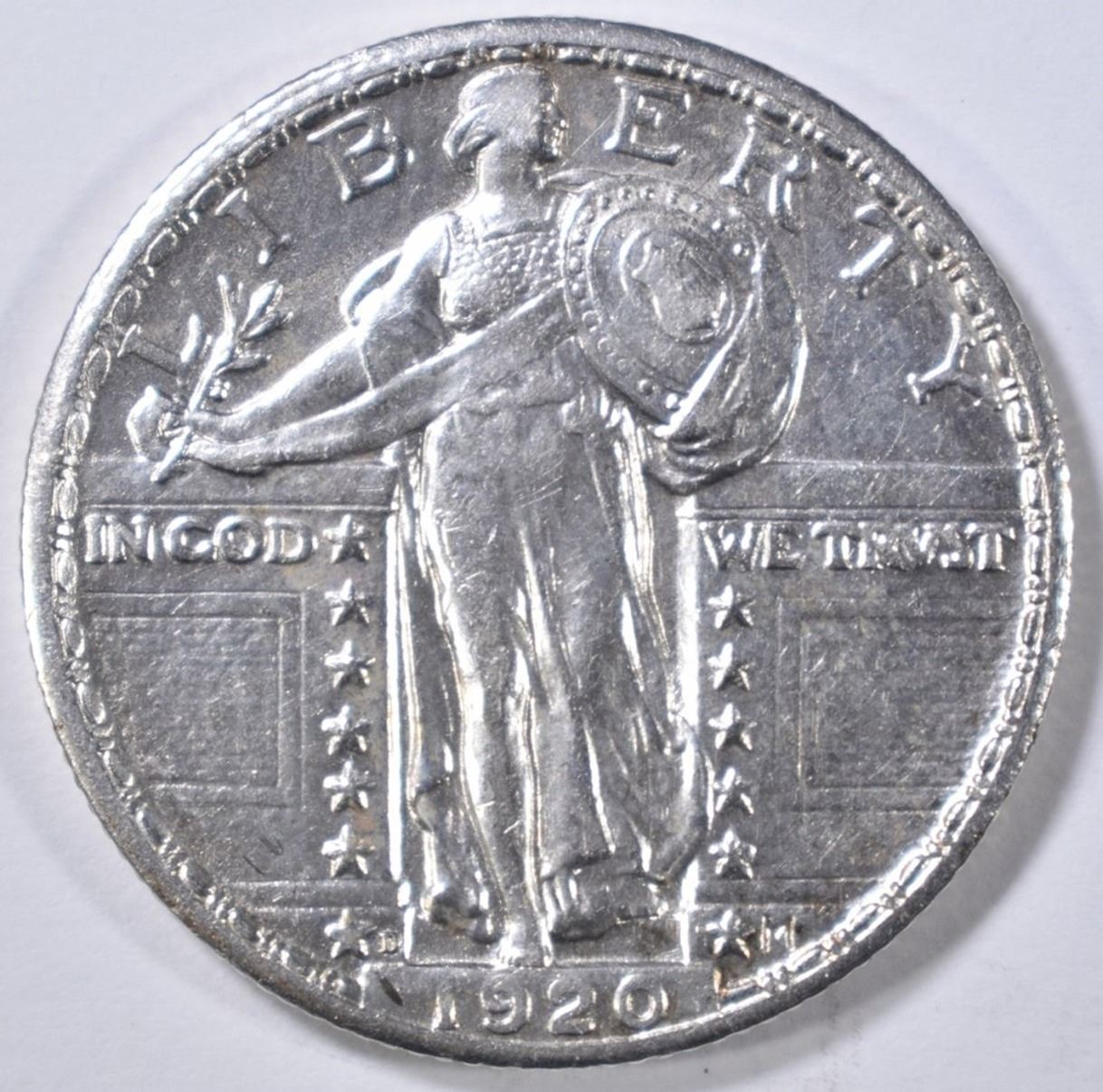 1920-D STANDING LIBERTY QUARTER AU/BU