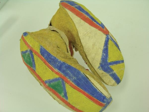 Santee Sioux Beaded Moccasins