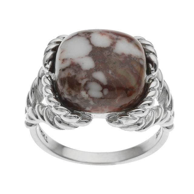 Sterling Silver Wild Horse Rope Detailed Ring-SZ 6