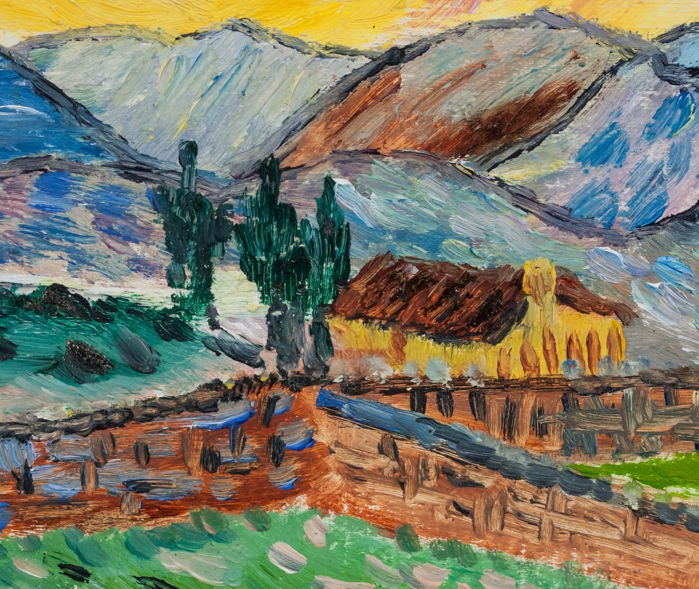 Vincent van Gogh Dutch Oil Board Galerie Beyeler