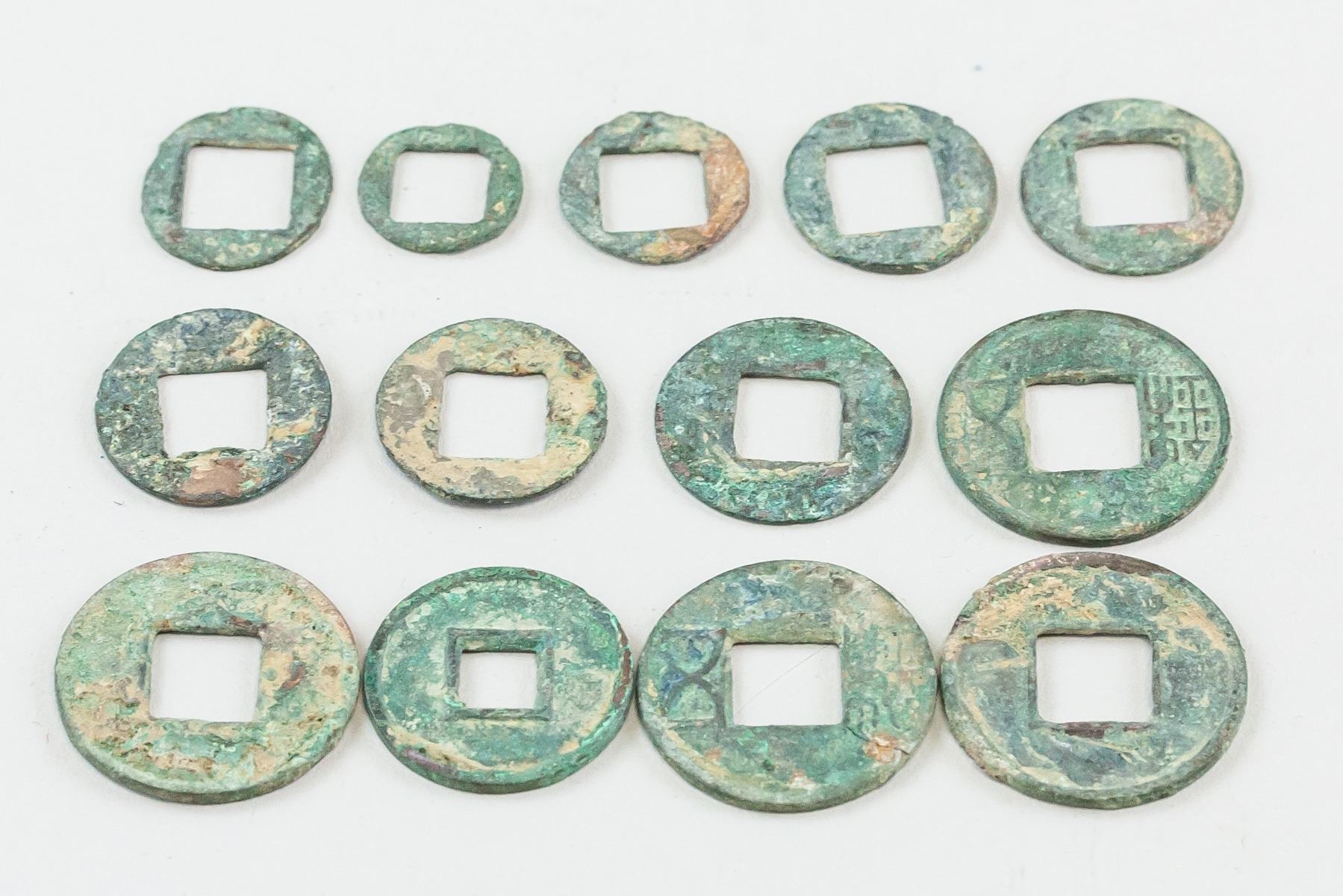 Group of 13 Chinese Han Dynasty Copper Coins