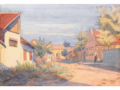 Kunwald, Cézár Graz, 1870 - Denmark, 1947 Street