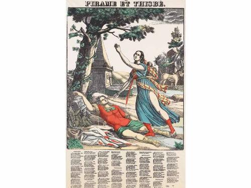 French artist, 19th century PIRAME ET THISBÉ