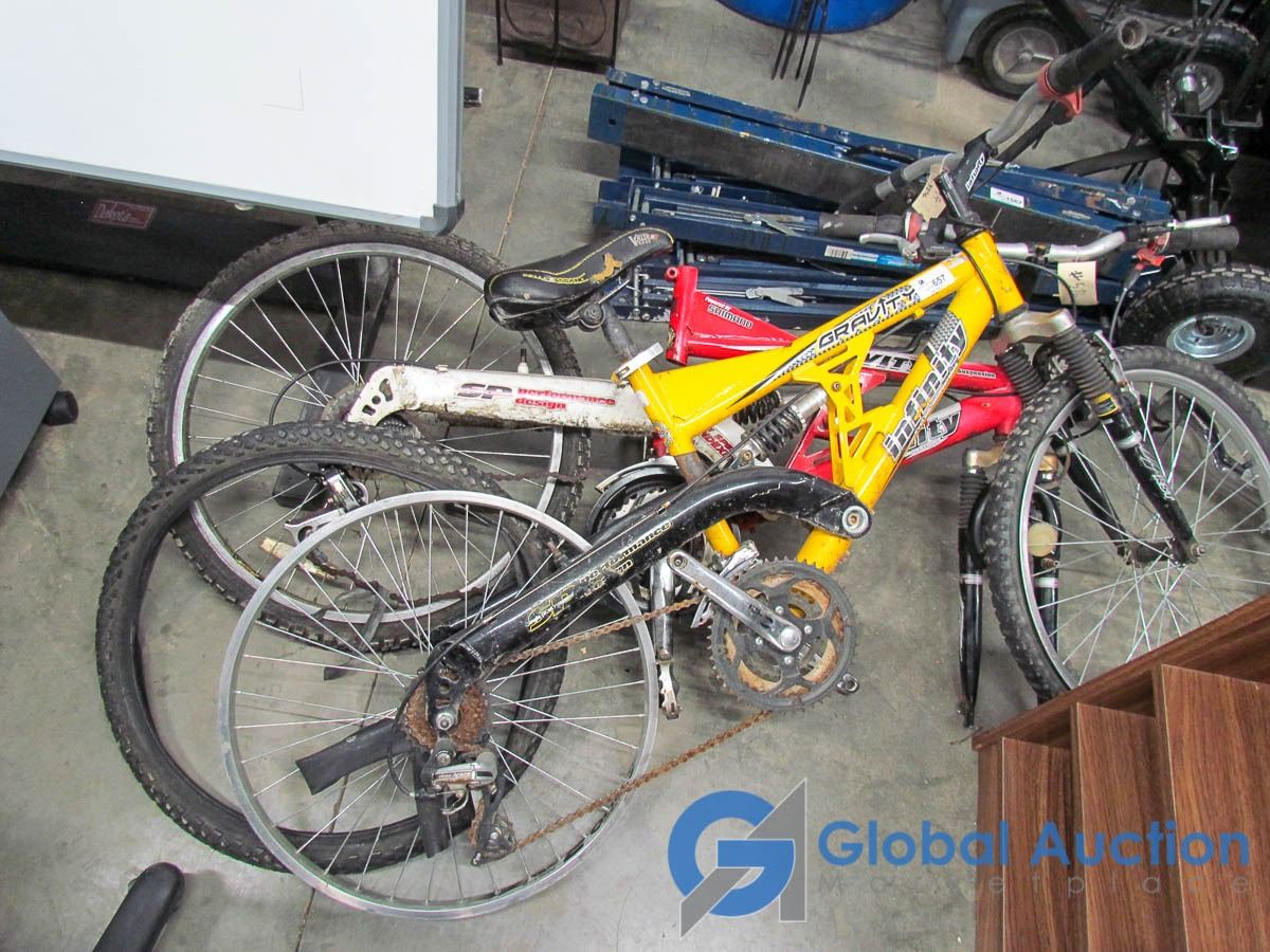 24" Mens Red Infinity Mountain Bike and Juvenile Yellow Infinity ...