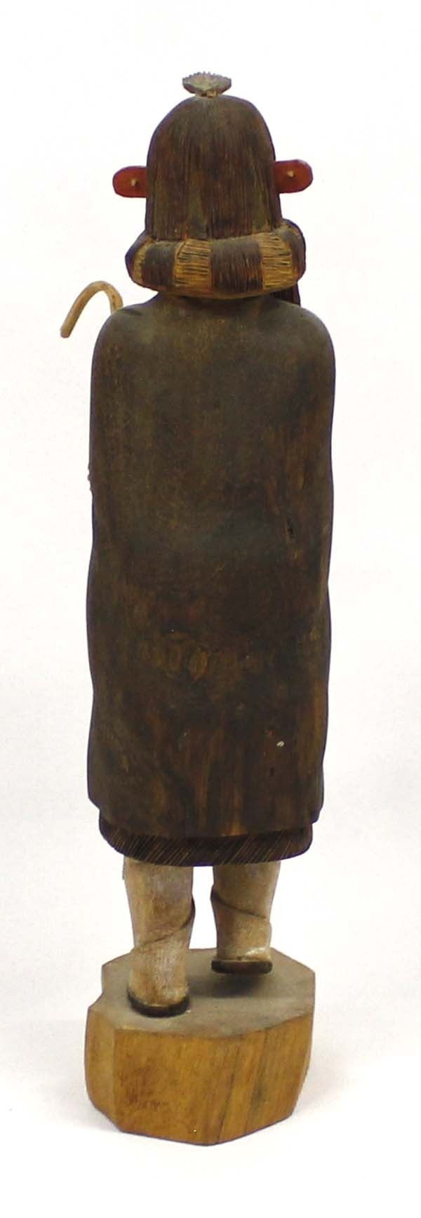 Hopi Black Ogre Lady Kachina by Godfrey Hayah