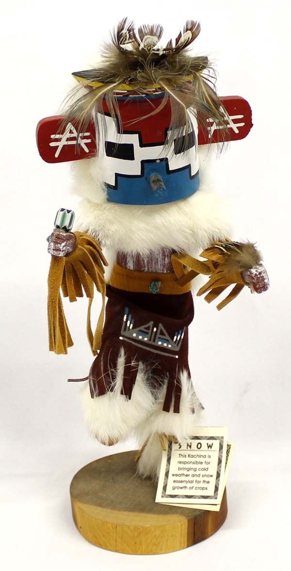 Navajo Snow Kachina by Kimberly Yazzie