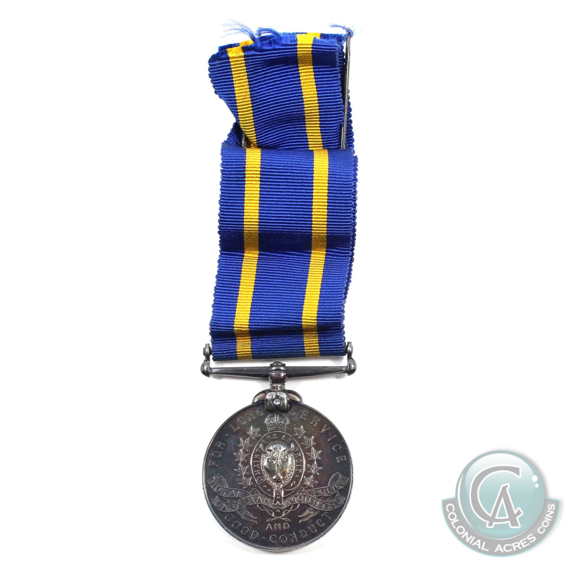 Medal, Royal Canadian Mounted Police long service and good conduct ...