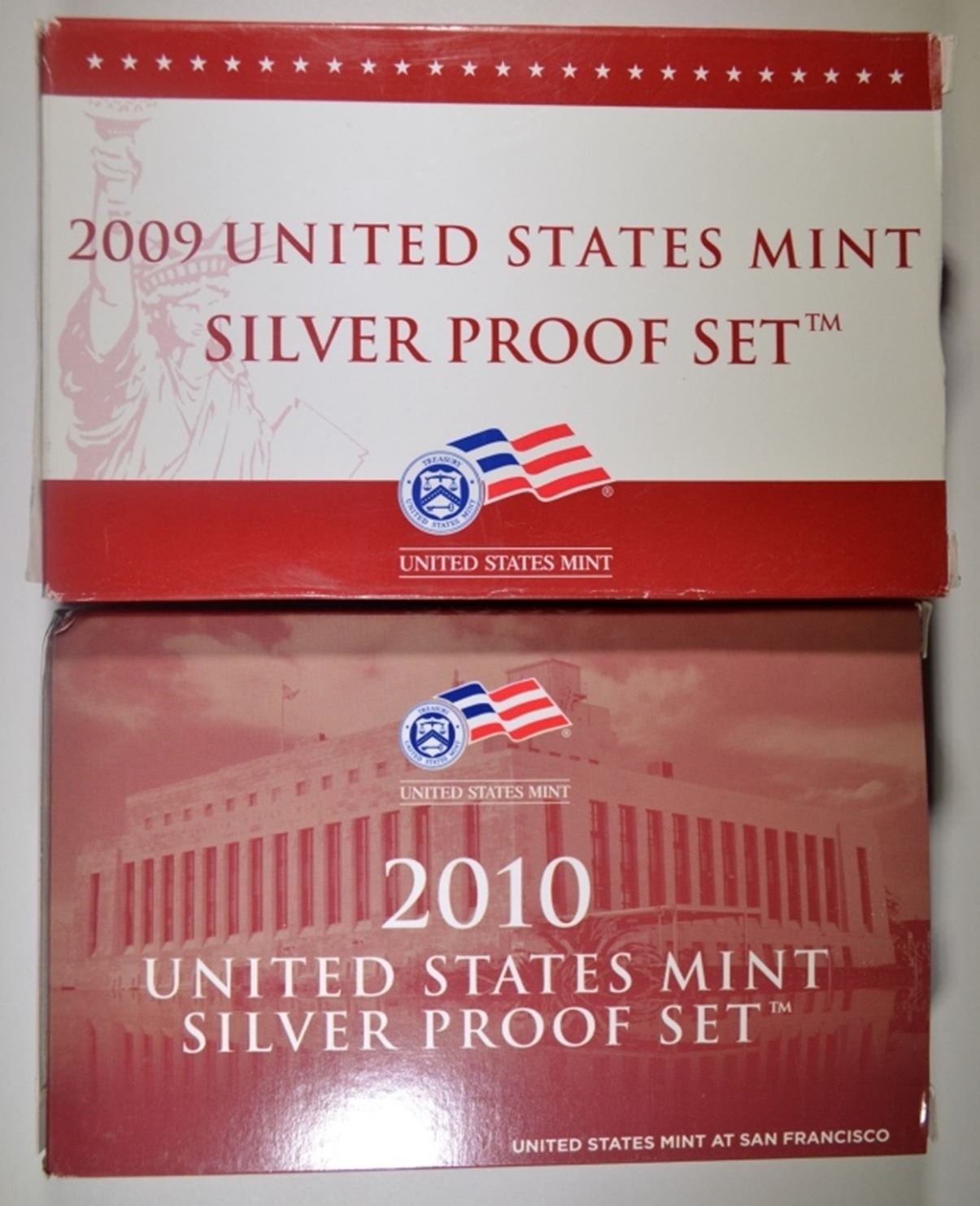 2009 & 2010 U.S. SILVER PROOF SETS
