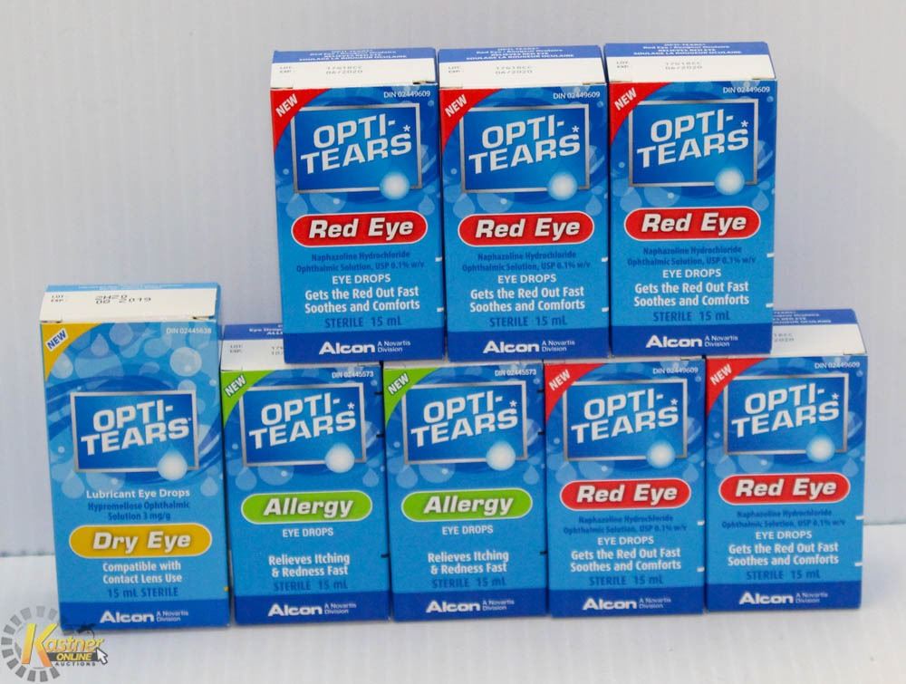 BAG OF ASSORTED OPTI TEARS