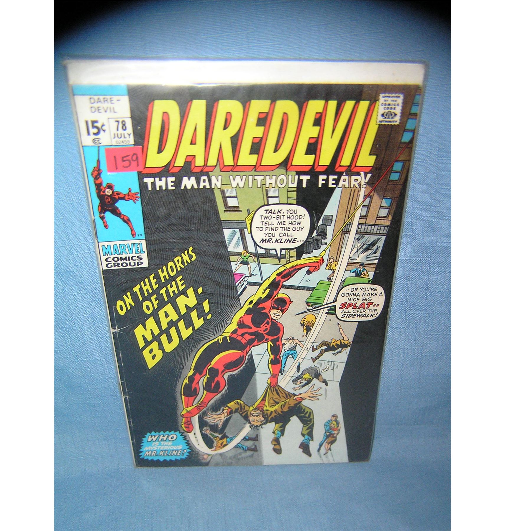 Early Marvel Daredevil comic book featuring Man Bull