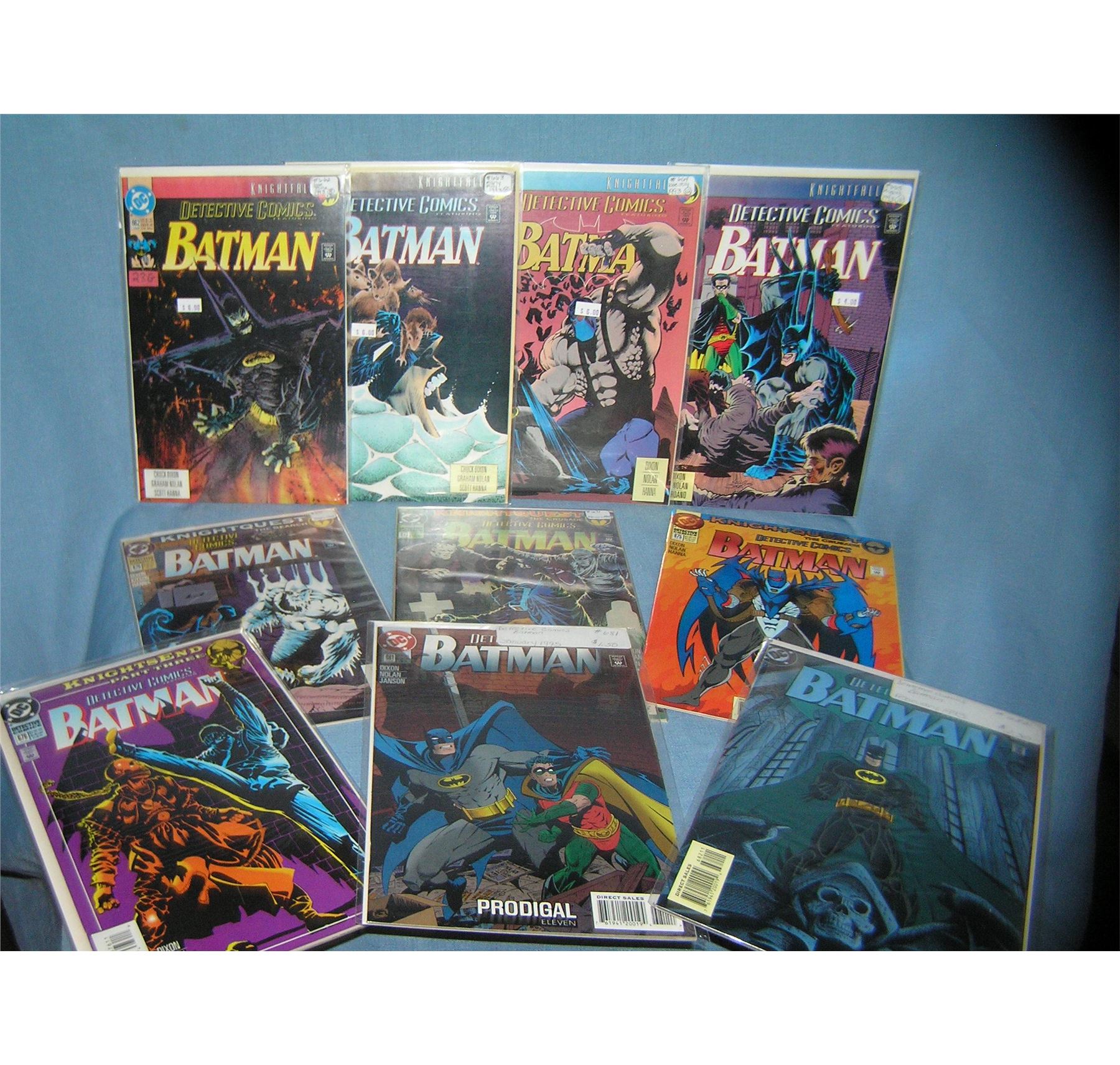 Collection of vintage Batman comic books