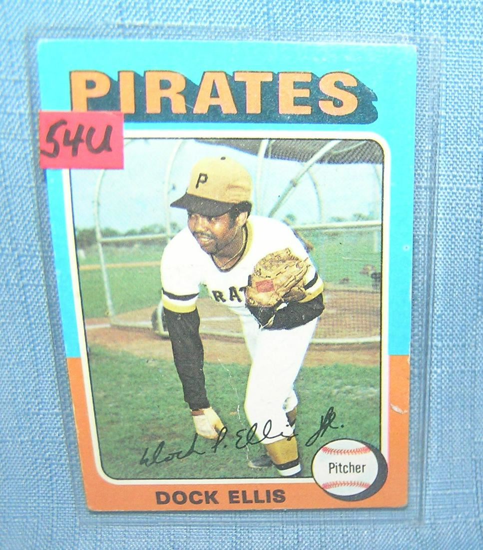 Dock Ellis vintage all star baseball card