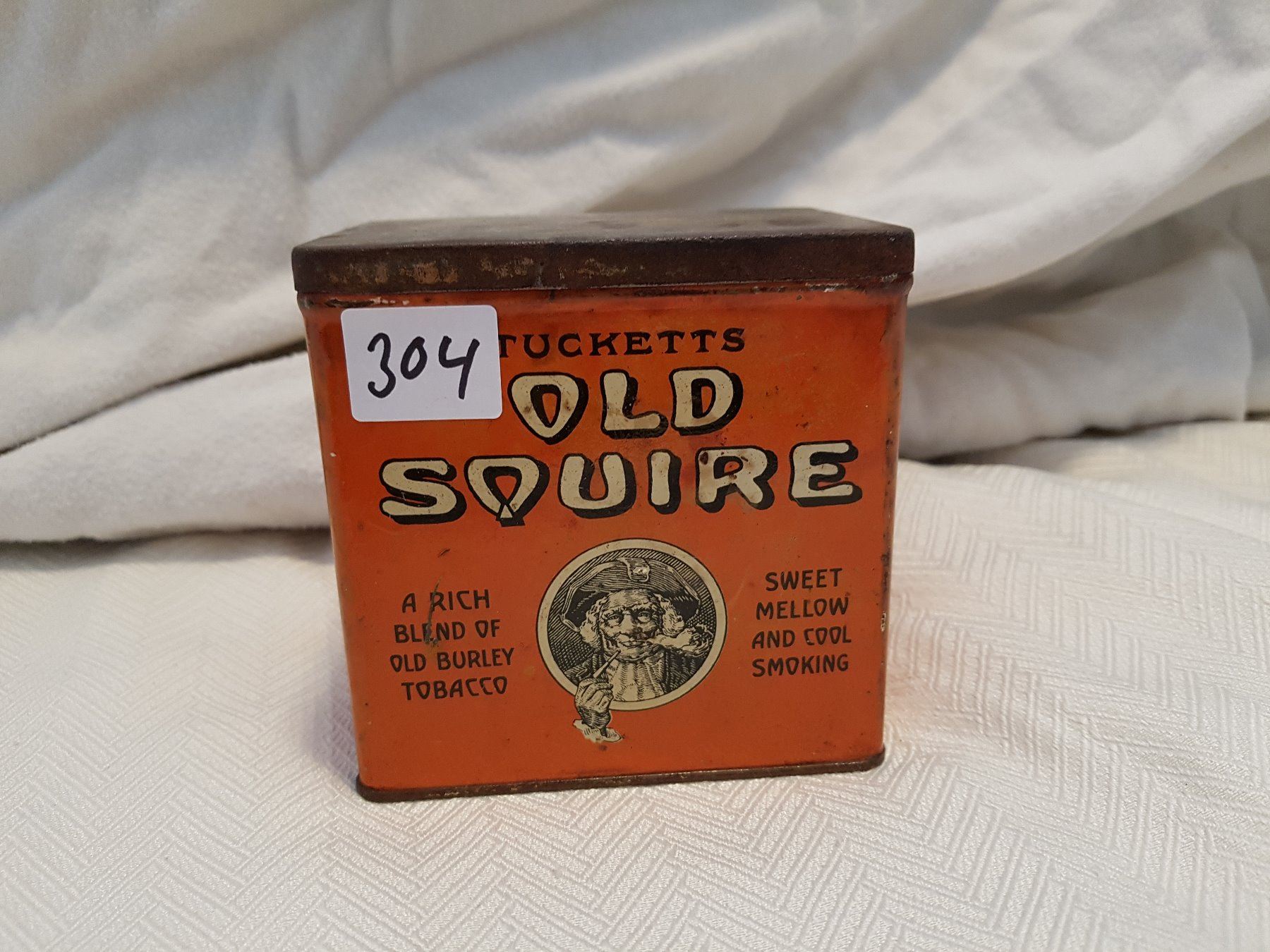 OLD SQUIRES TOBACCO TIN