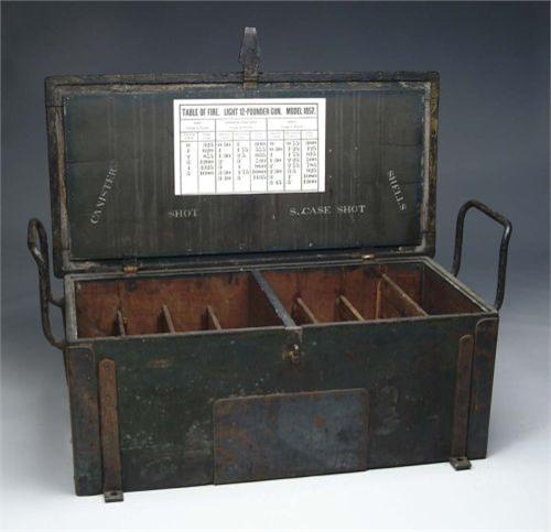 US 12-POUNDER LIMBER CHEST