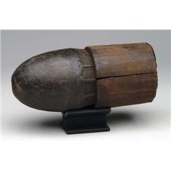 CS 3.8" SCHENKL SHELL W/ORIGINAL WOODEN SABOT