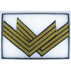 PAIR OF CIVIL WAR ERA CAVALRY SERGEANT CHEVRONS