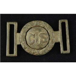 EXCAVATED 2 PIECE INTERLOCKING CS SWORD BELT BUCK