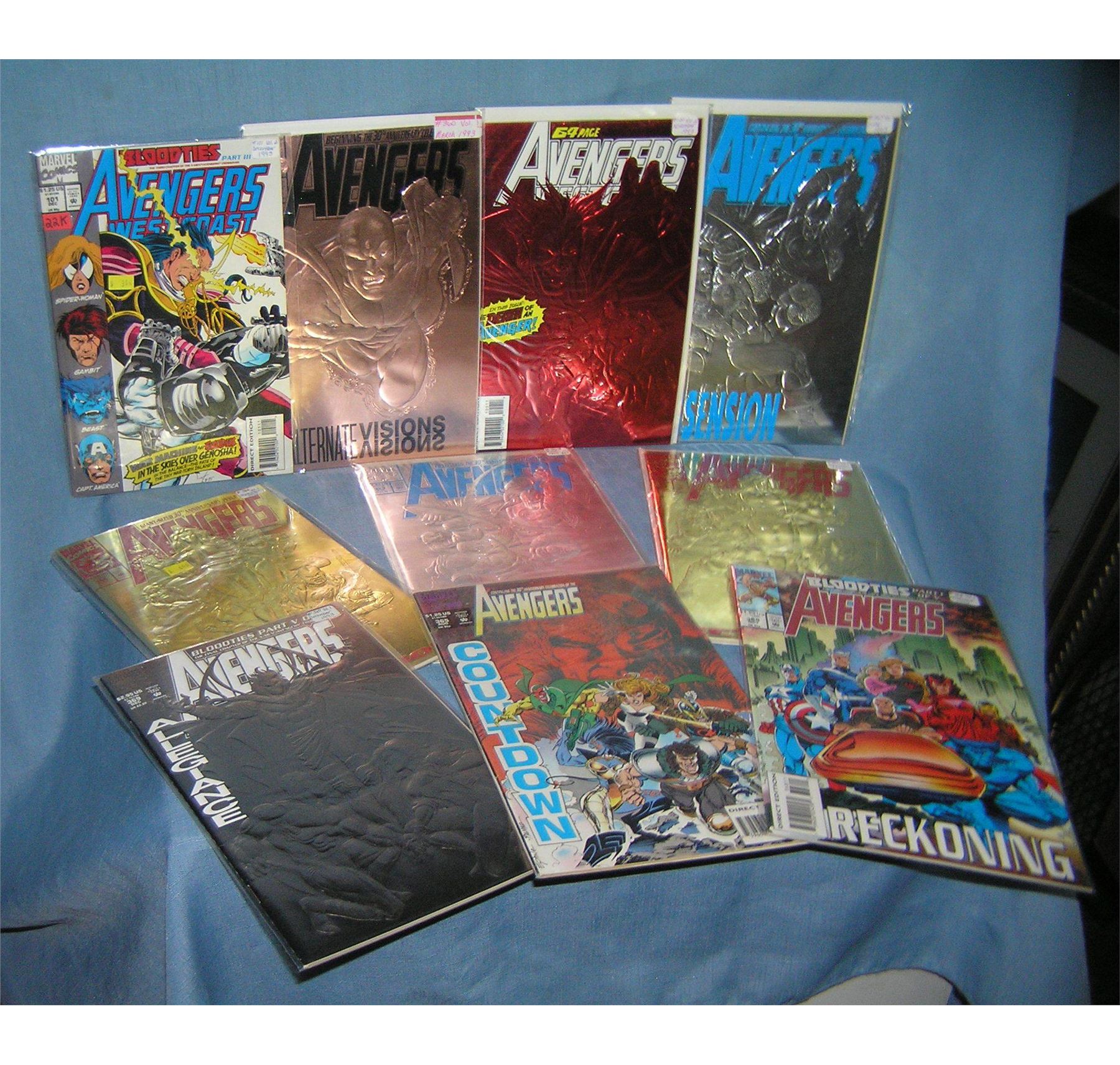 Collection of the Avengers vintage comic books