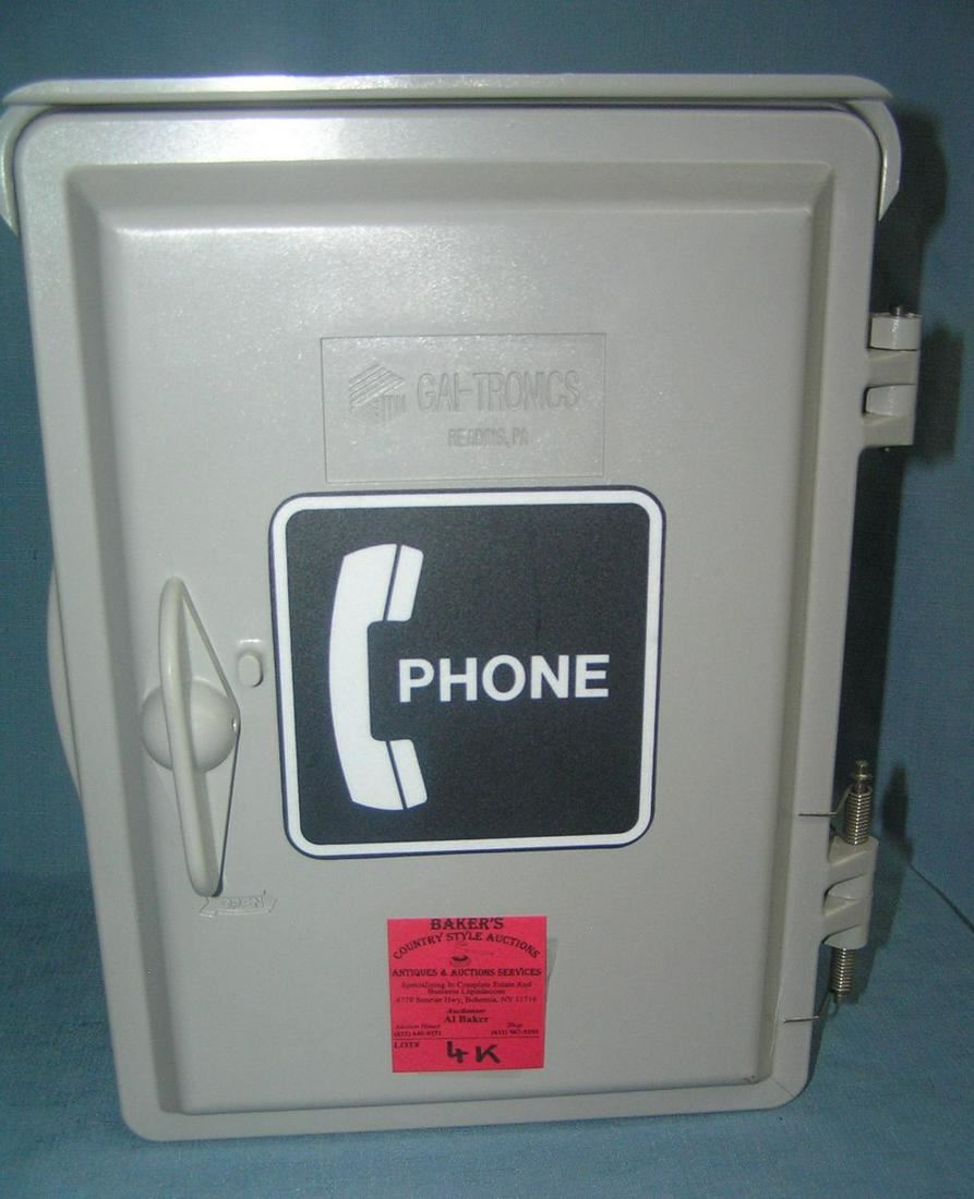 Professional quality outdoor telephone box